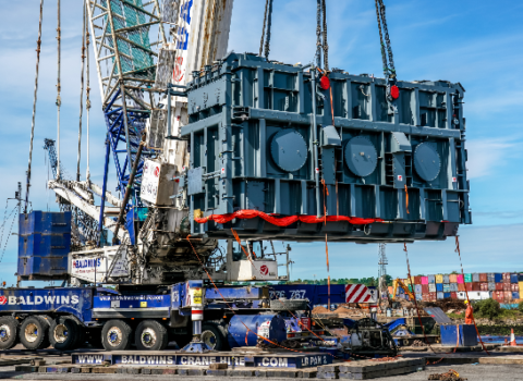 Huge transformer arrives at Ipswich Port - Power Transformer News