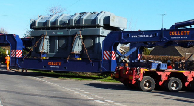 Collett delivers 172 tonne transformer to National Grid substation ...